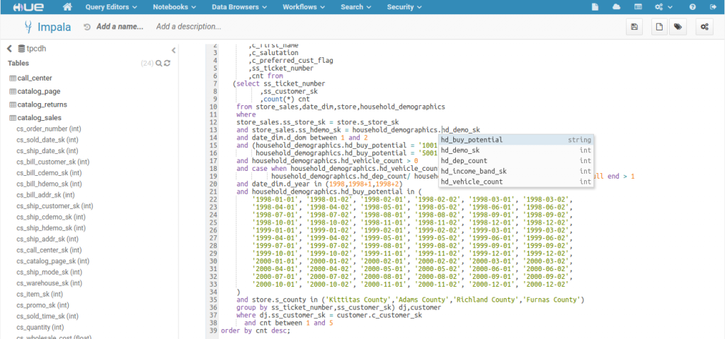 Hue The Open Source SQL Assistant For Data Warehouses